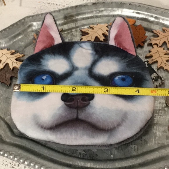 Bags | Husky Puppy Dog Coin Purse | Poshmark